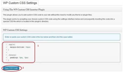 WordPress Custom CSS Plugin