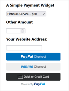 Wordpress Easy Paypal Payment or Donation Accept Plugin